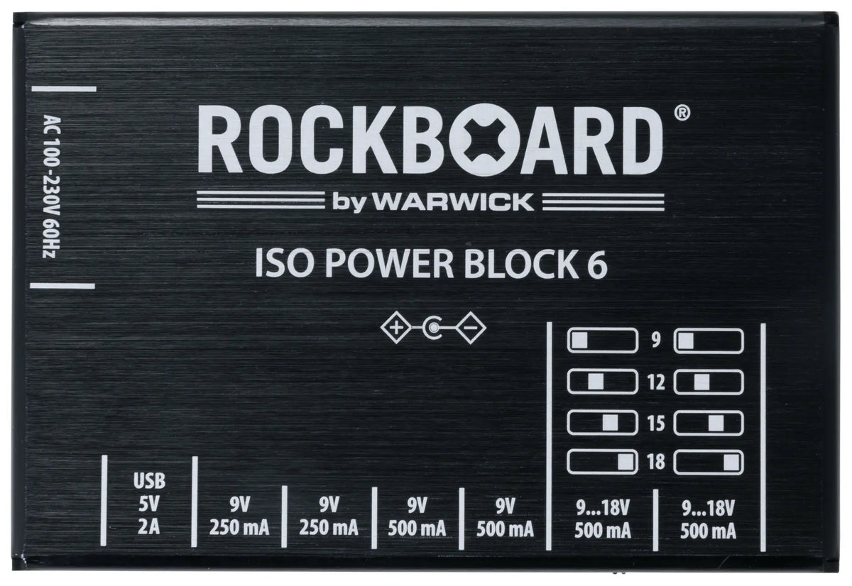Warwick RockBoard ISO Power Block V6 IEC - Isolated Multi Power Supply ...