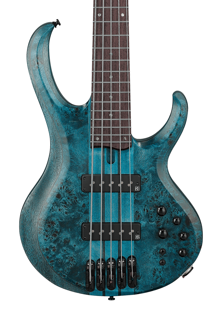 Ibanez BTB945 COL 5 String Electric Bass - Cosmic Blue Low Gloss — DWmusic