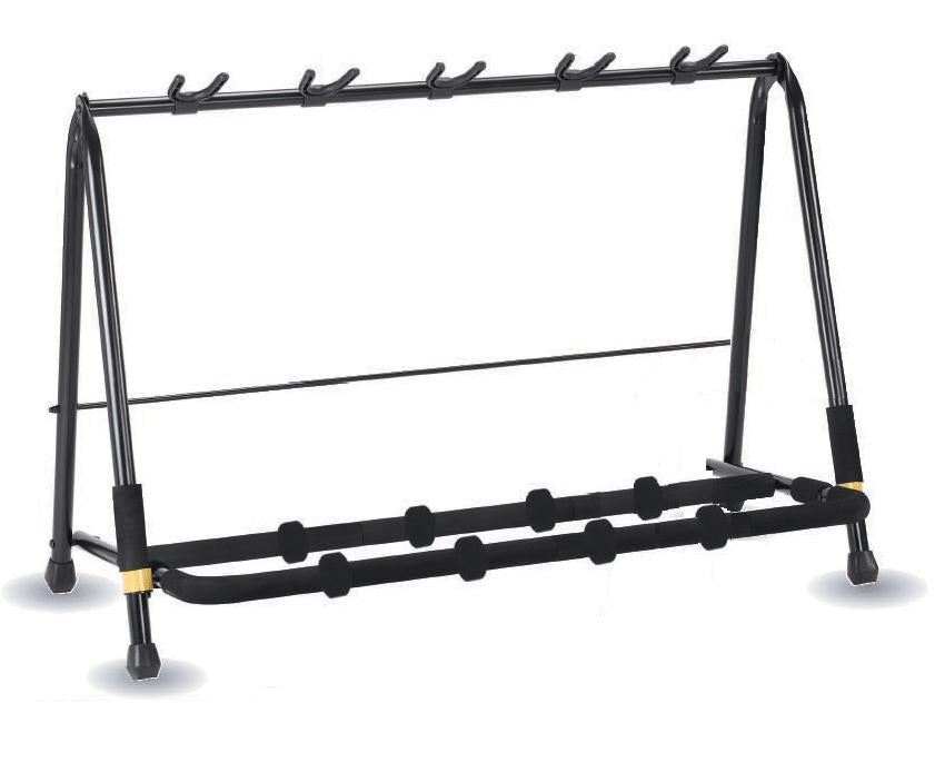 Hercules Gtr Display Rack 5 Pce w/wheels GS525B PLUS — DWmusic